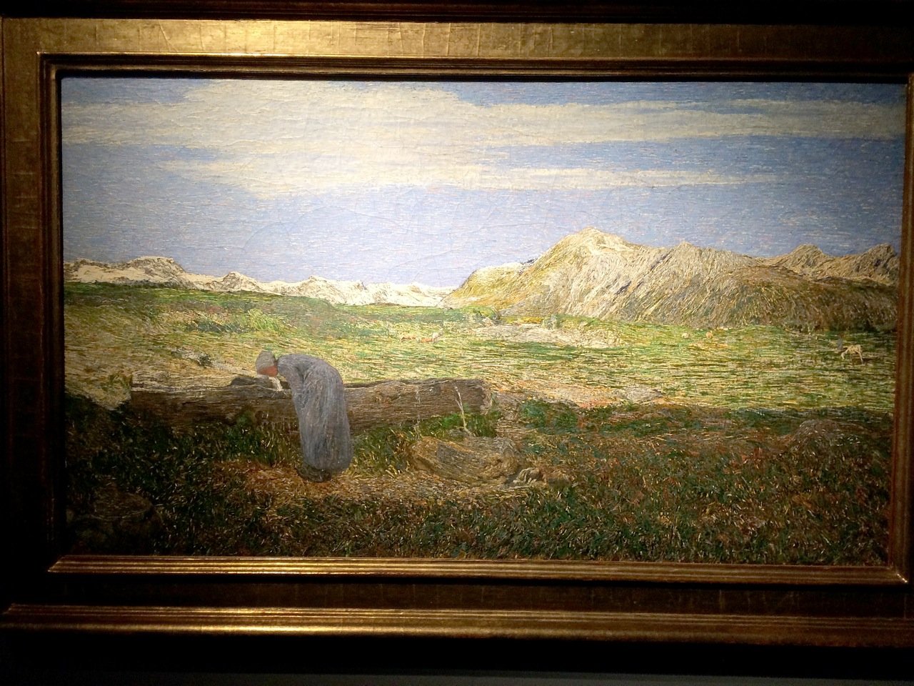 Recent scientific analysis reveal the "gold" of Giovanni Segantini ...
